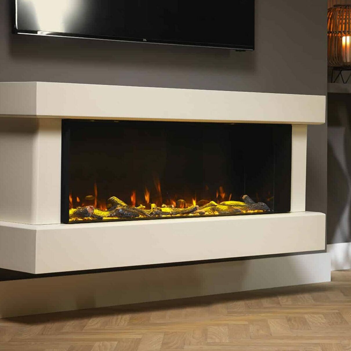 Smart Electric Fireplace - Murshid Interiors