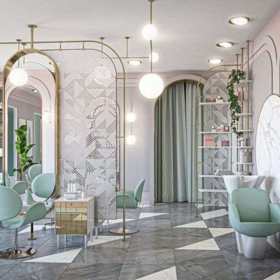 Best Color Schemes for Complete Salon Interior in 2024 - Murshid Interiors